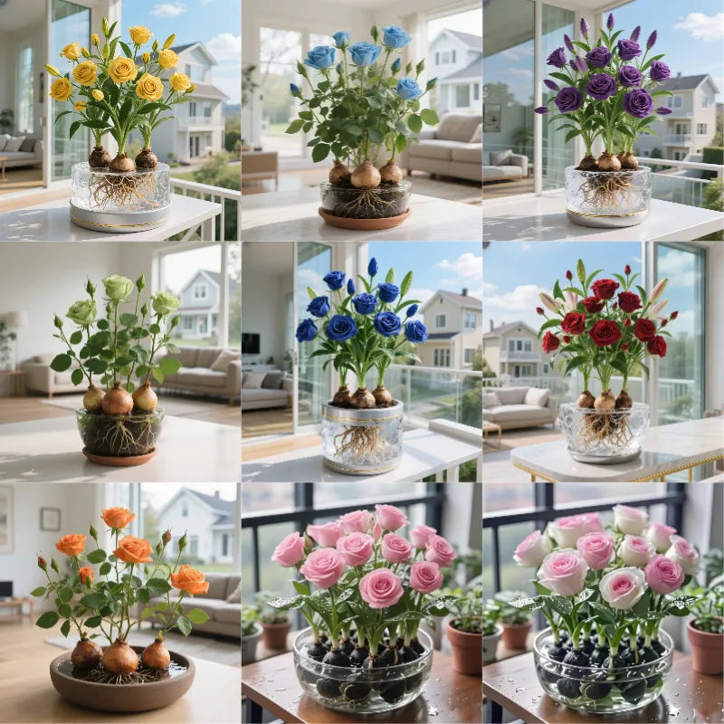 Hydroponic Rose Bulbs -Enchanting Fragrant🌹Can be grown in water or s ...