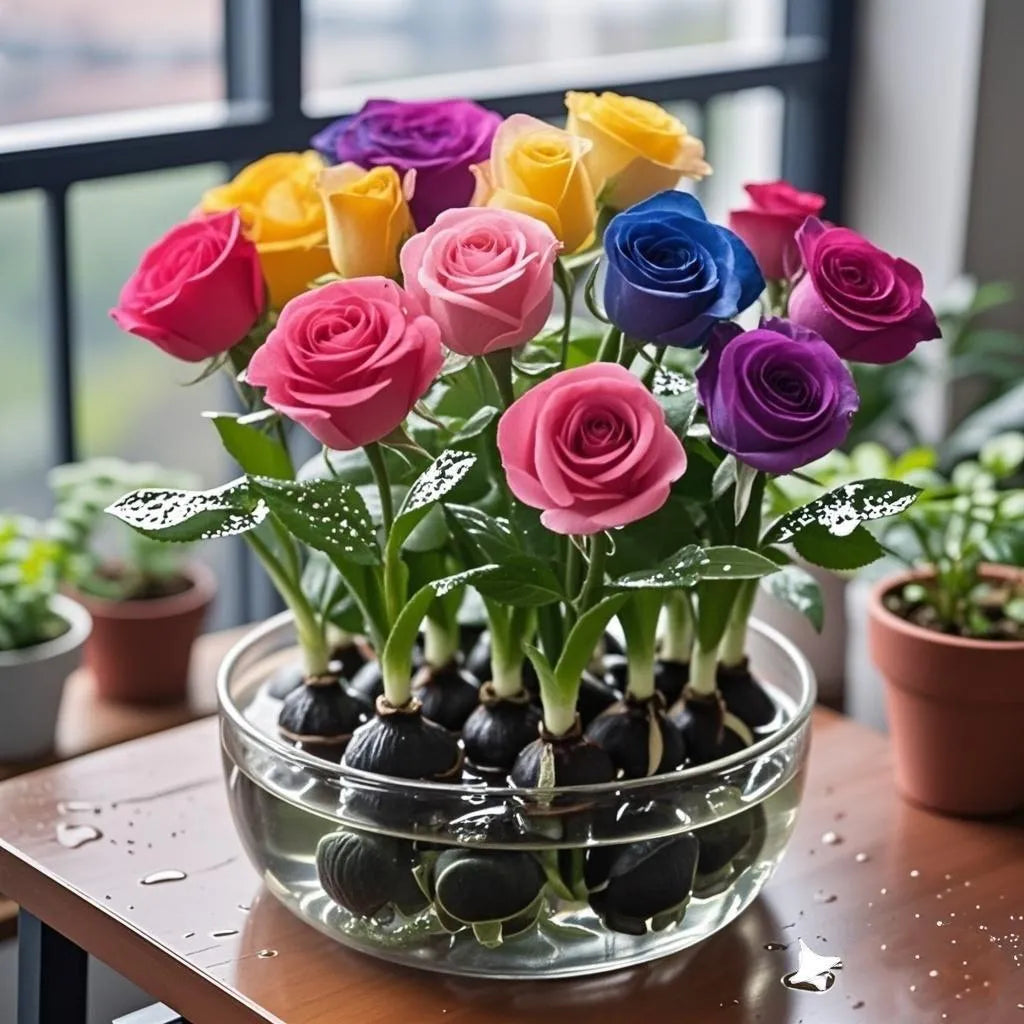 Hydroponic Rose Bulbs -Enchanting Fragrant🌹Can be grown in water or s ...